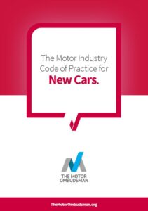 New Car Code - The Motor Ombudsman - Motor Industry Code of Practice