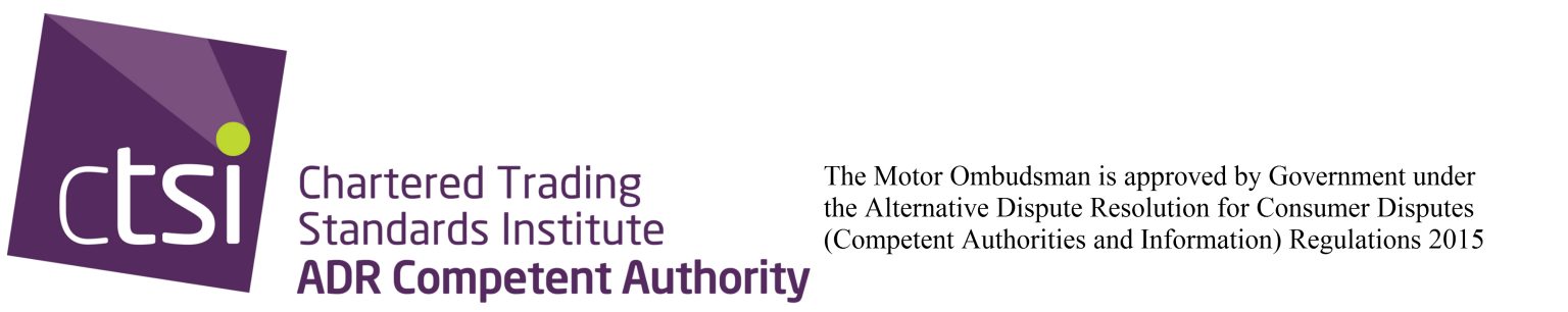 How we work - The Motor Ombudsman