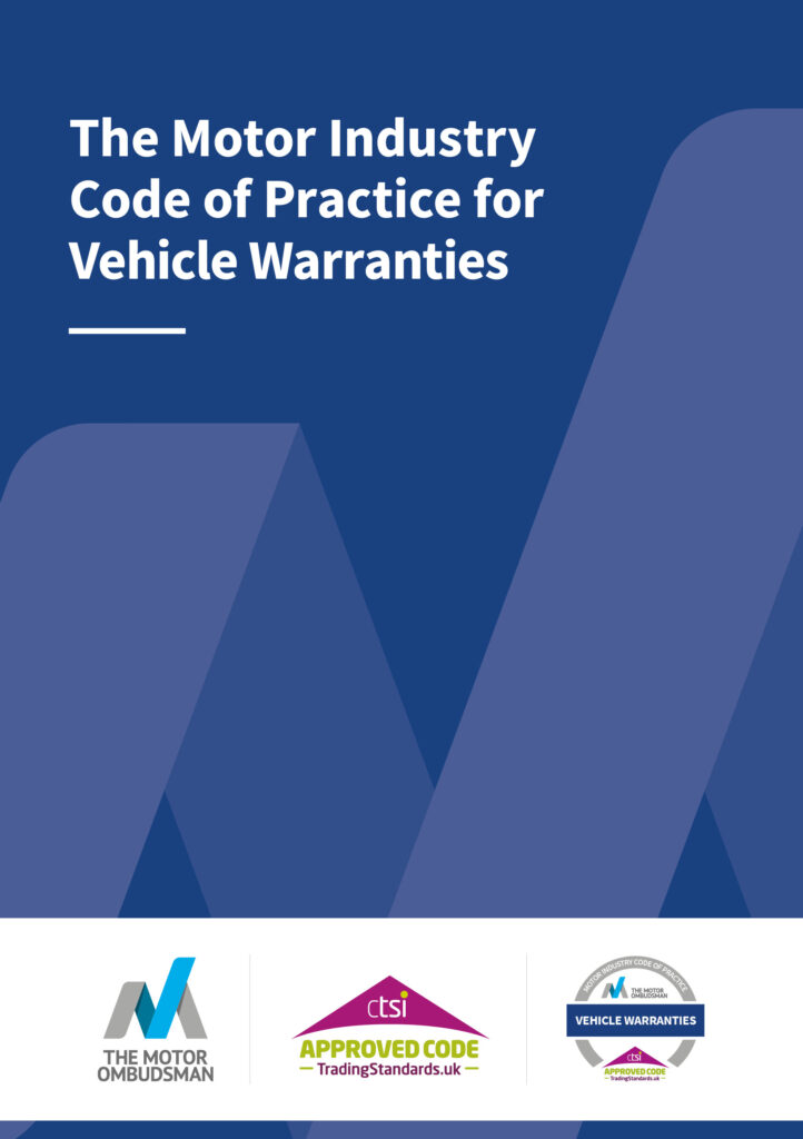 Vehicle Warranty Products Code - The Motor Ombudsman